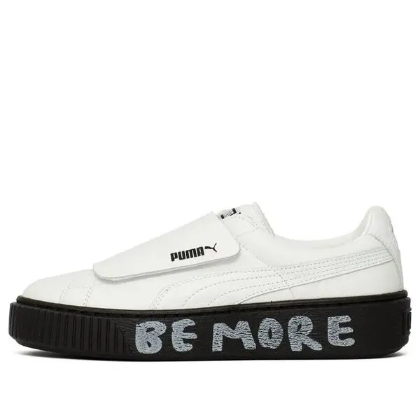 PUMA Shantell Martin Platform Strap "be More And Do Less" Sneakers - White