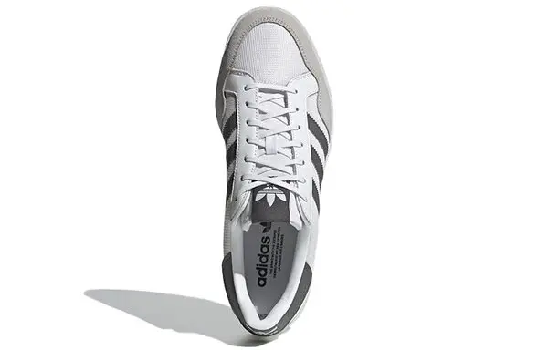 Adidas Originals Team Court Low Top Sneakers - White/grey