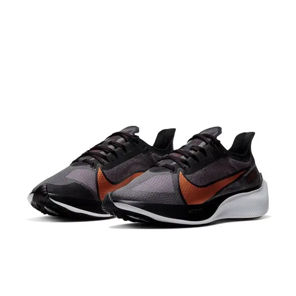 Nike Zoom Gravity Metallic Copper Running Shoes - Black