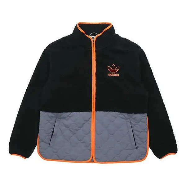 Adidas Originals Sherpa Quilted Jacket - Black