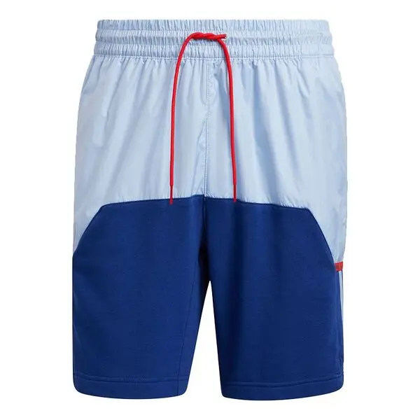 Adidas Colorblock Basketball Shorts - Blue