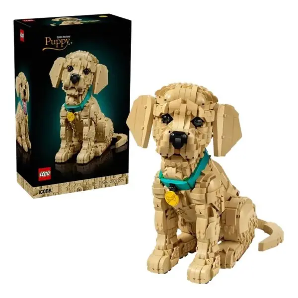 Lego Golden Retriever Puppy Collectible - Multi-color