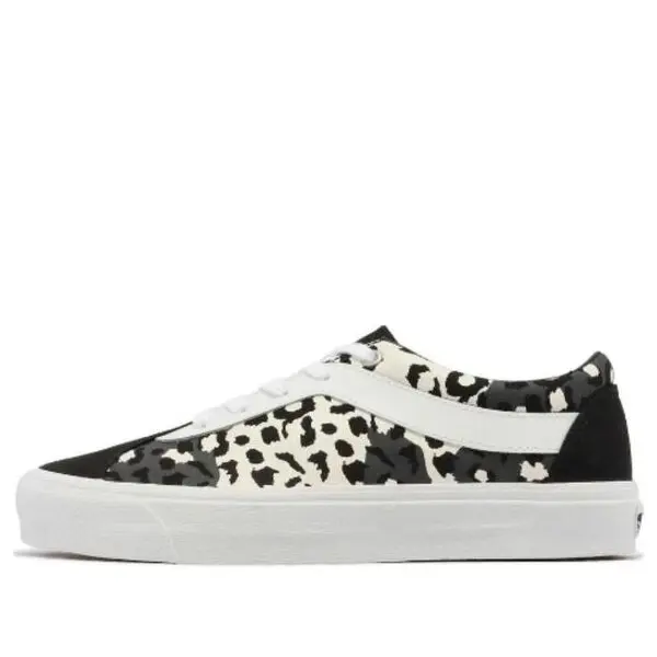 VANS Bold Ni Leopard Print Lace-up Sneakers - Black/white