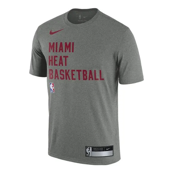 Nike Dri-fit Miami Heat Nba Practice T-shirt