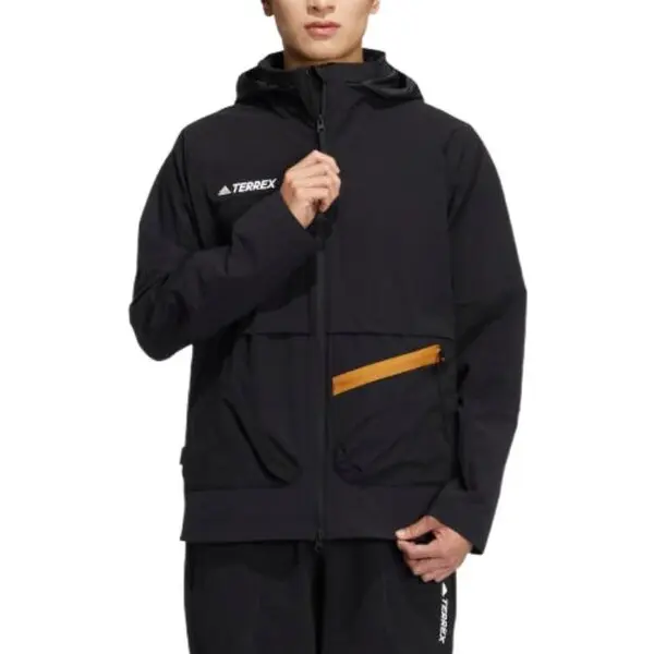 Adidas Hooded Jacket With Zip Closure