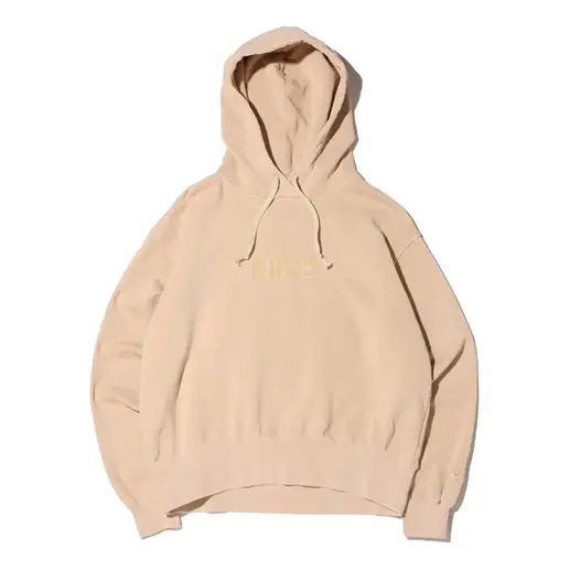 Nike Embroidery Logo Hoodie - Beige