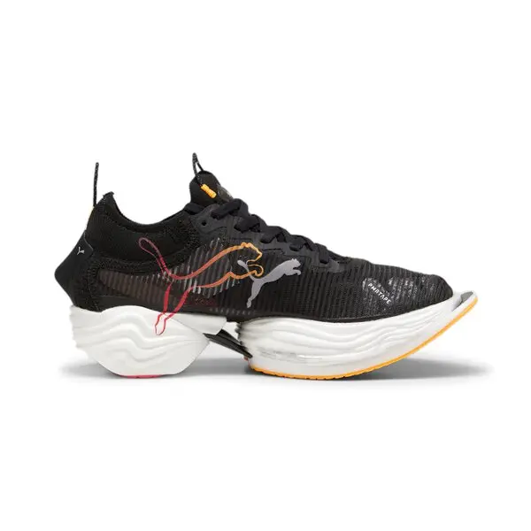 PUMA Fast-r Nitro Elite 2 "black Sun Stream" Sneakers - Black/sun Stream/sunset Glow