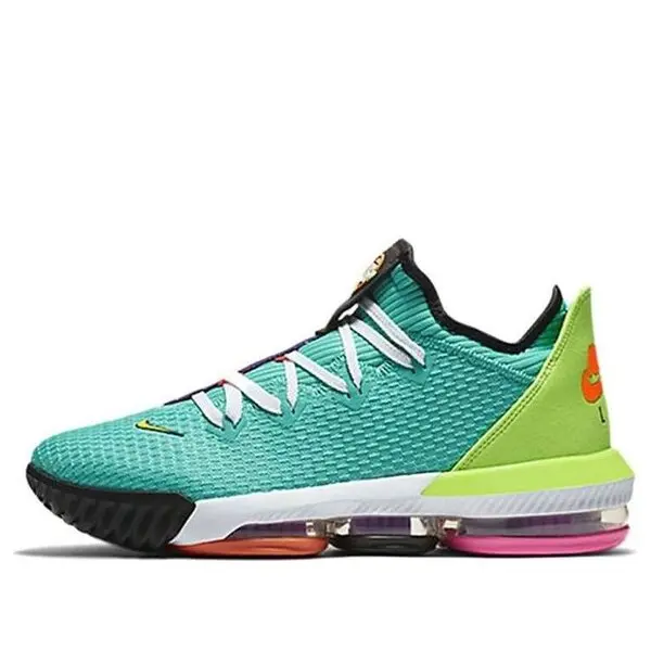 Nike Lebron 16 Low "air Max Trainer 2" Sneakers - Teal