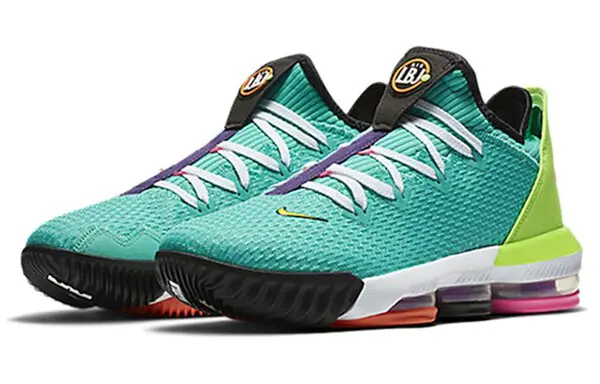 Nike Lebron 16 Low "air Max Trainer 2" Sneakers - Teal