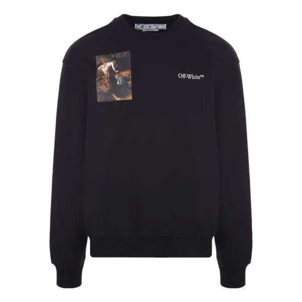 Off-White Character Logo Print Crewneck Sweatshirt - Multi-color
