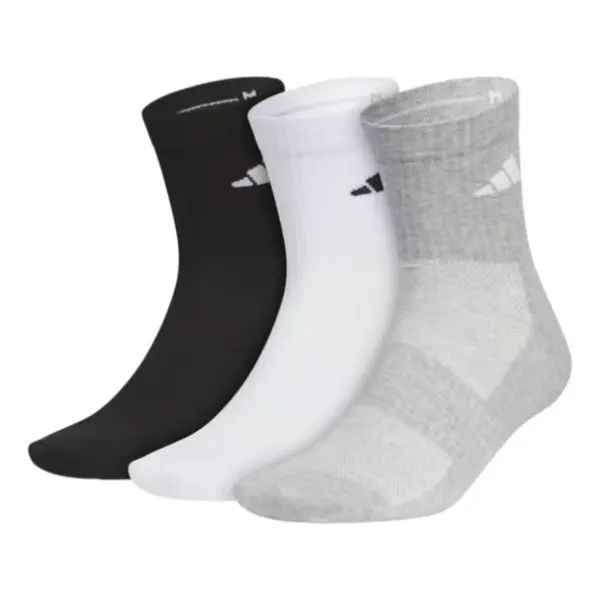 Adidas Crew Socks 3 Pack - Black/white/grey