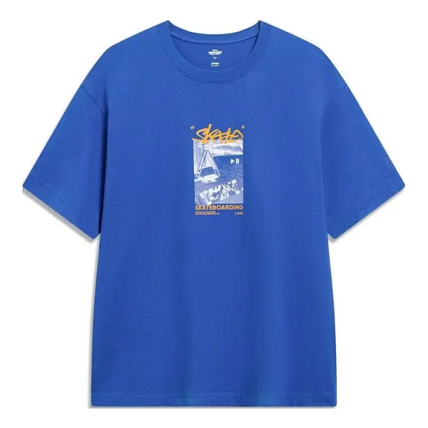 LI-NING X Disney Oswald Graphic T-shirt - Blue