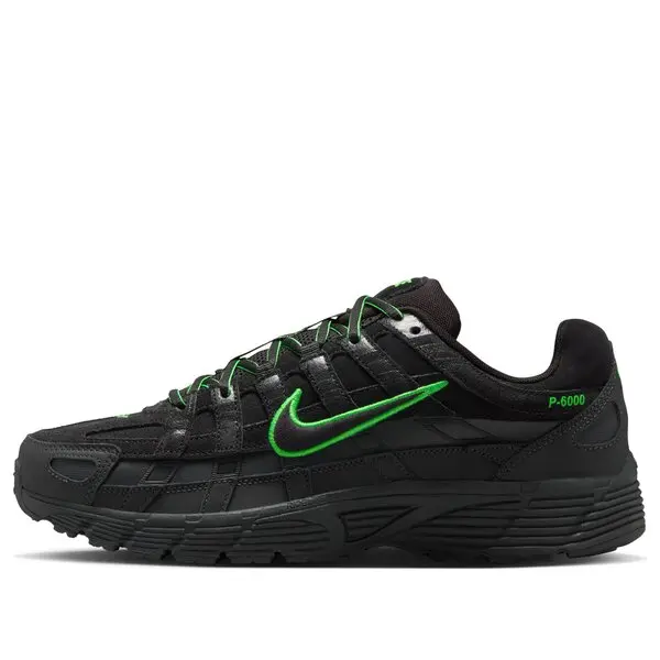 Nike P-6000 Prm " Green Strike" Sneakers - Black