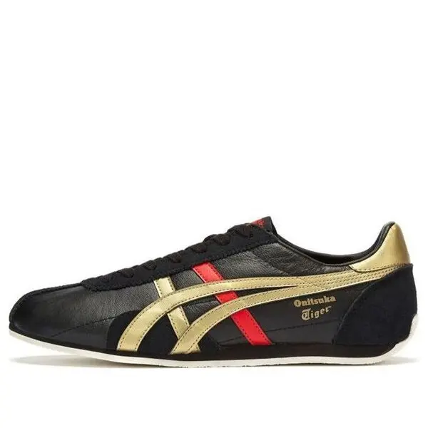 Onitsuka Tiger Runspark Sneakers - Black/gold/red
