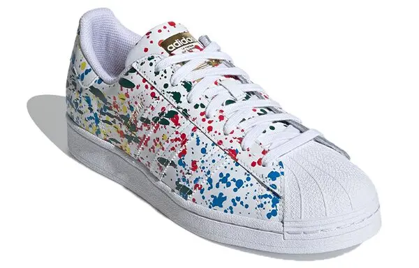 Adidas Superstar "splashes, Splatter And Drips - White