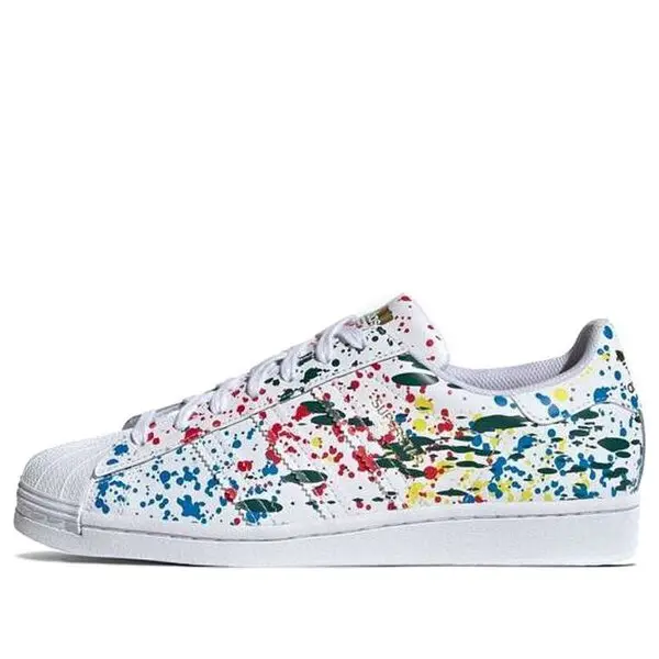 Adidas Superstar 'splashes, Splatter And Drips - White