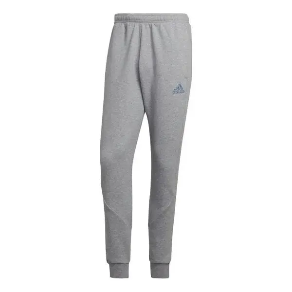 Adidas Stadium Fleece Badge Of Sport Cuffed Pants 'medium - Grey