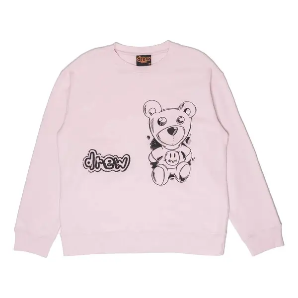 Drew House Theodore Sketch Crewneck Sweatshirt 'pale - Pink
