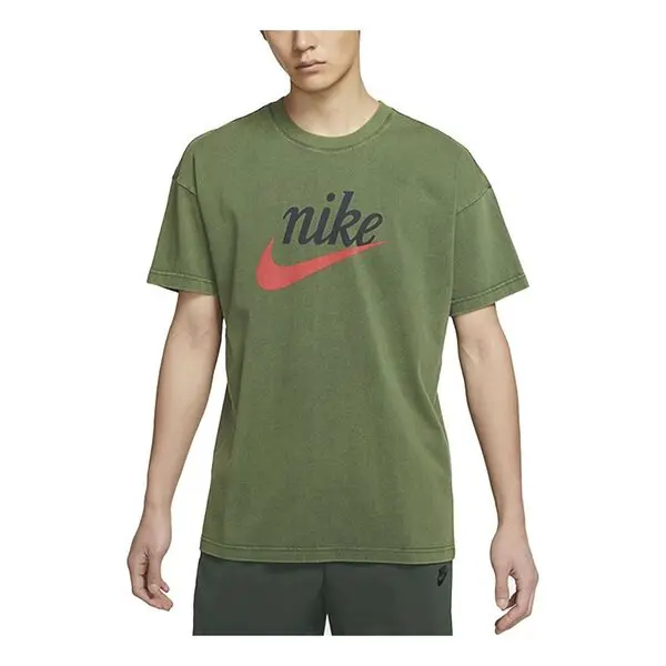 Nike As He Ss Knit Top Wash Galactic Jade - Green