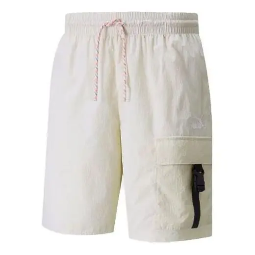 PUMA Hill Camp Cargo Shorts - White
