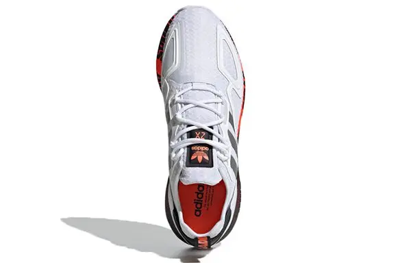 Adidas Zx 2k Boost "bold Logo Graphic" Sneakers - White