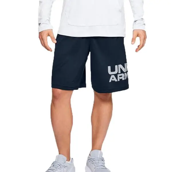 Under Armour Tech Wordmark Shorts - Navy/grey