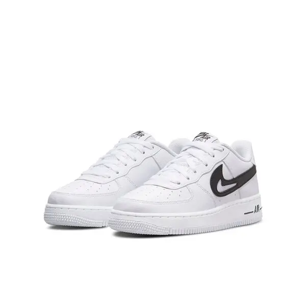 Nike Force 1 '07 Cut Out Swoosh Sneakers - White/black