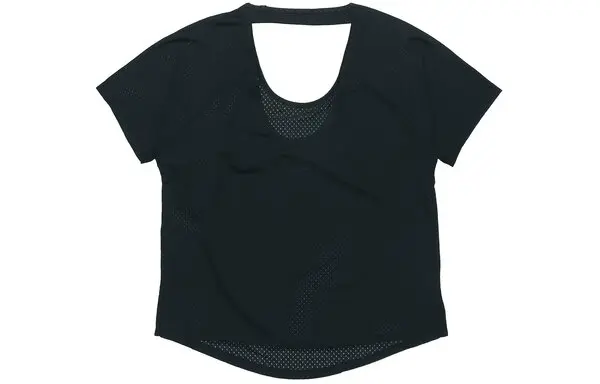 Nike Breathe Miler Running Short Sleeve Performance Top - Black