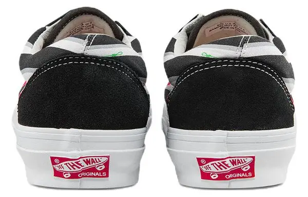 VANS Og Old Skool Lx 'snake Eyes Black' Sneakers - Black/white/red