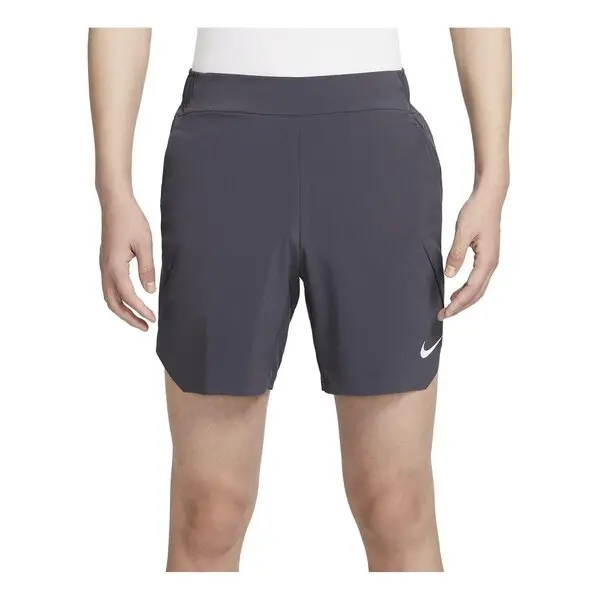 Nike Court Dri-fit Slam Tennis Shorts - Gridiron/white