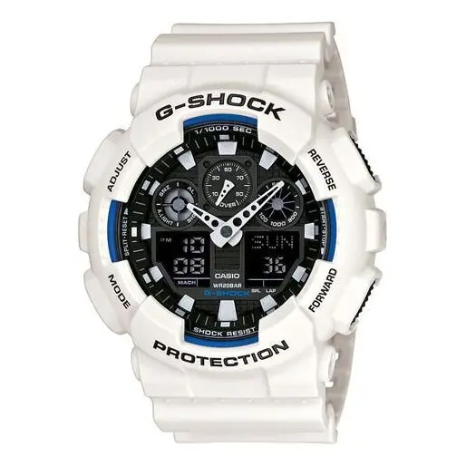Casio G-shock Analog-digital 'white - White/blue