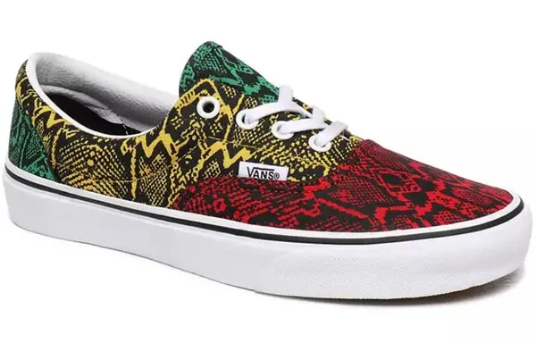 VANS Era Multi Python Print Lace Up Sneakers - Multi-color