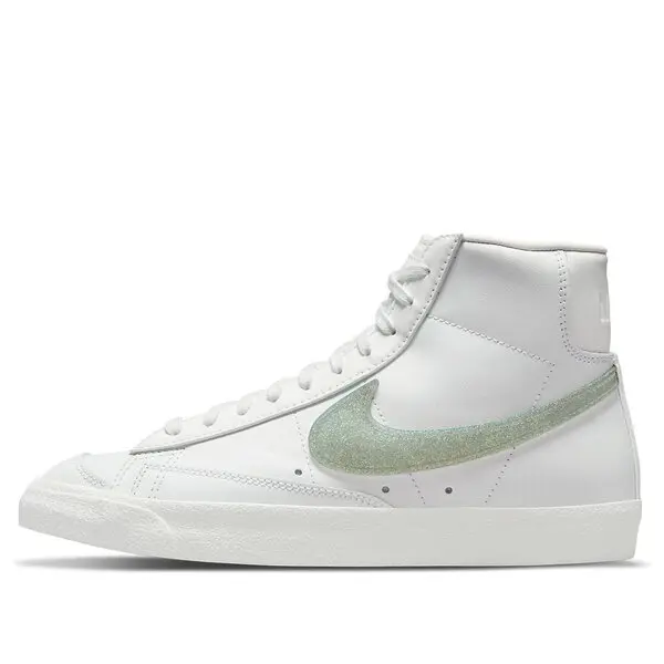 Nike Blazer Mid '77 Essential "glitter Swoosh - White