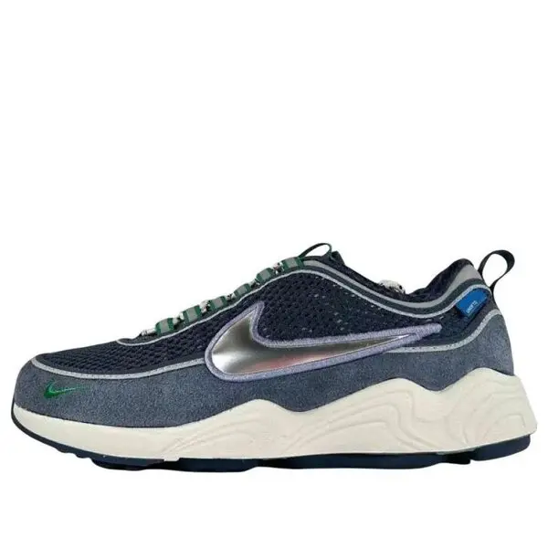 Nike X Undefeated Air Zoom Spiridon "thunder Blue - Thunder Blue/silver