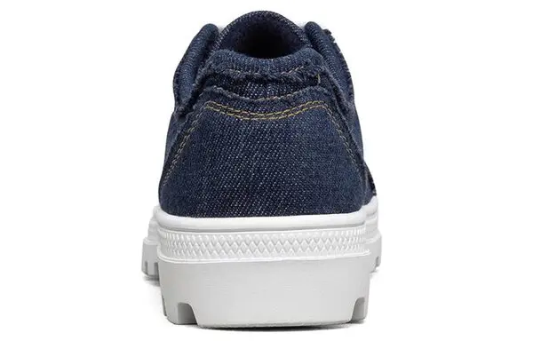 Sketchers Denim Lace-up Sneakers - Navy