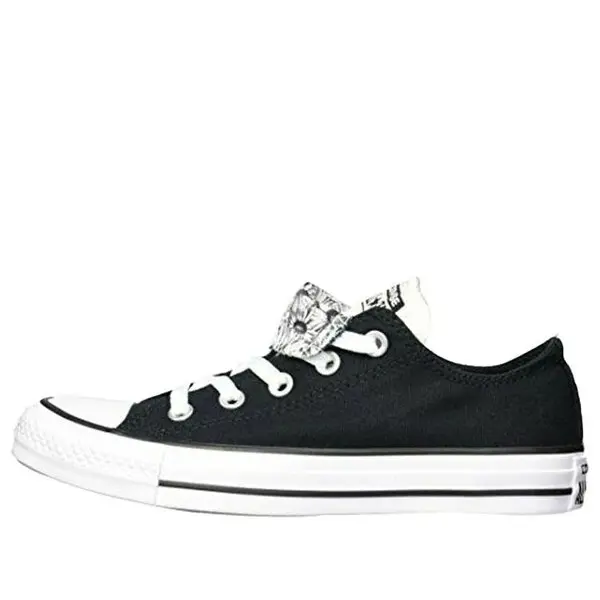 CONVERSE Chuck Taylor All Star Low Top Sneakers With Floral Print - Black