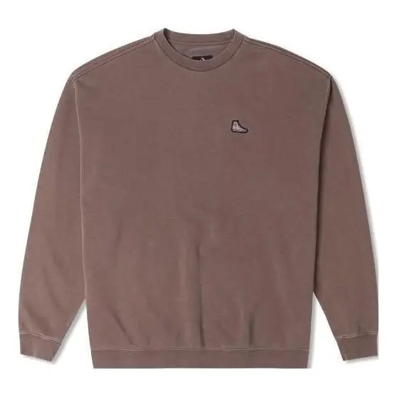 CONVERSE Sweatshirt With Patch Detail - Brown