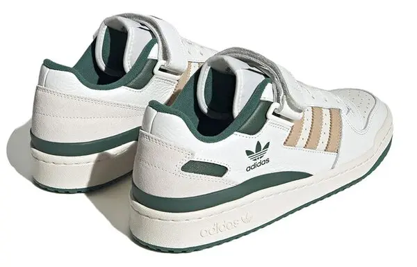 Adidas Originals Forum Low-top Sneakers - White/green/brown