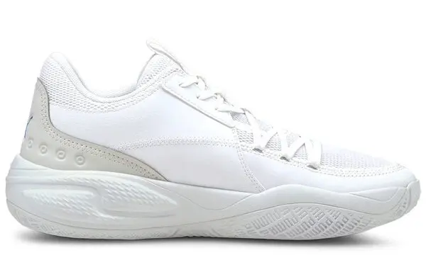 PUMA Court Rider Team Low Top Sneakers - White/blue