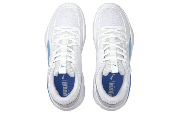 PUMA Court Rider Team Low Top Sneakers - White/blue