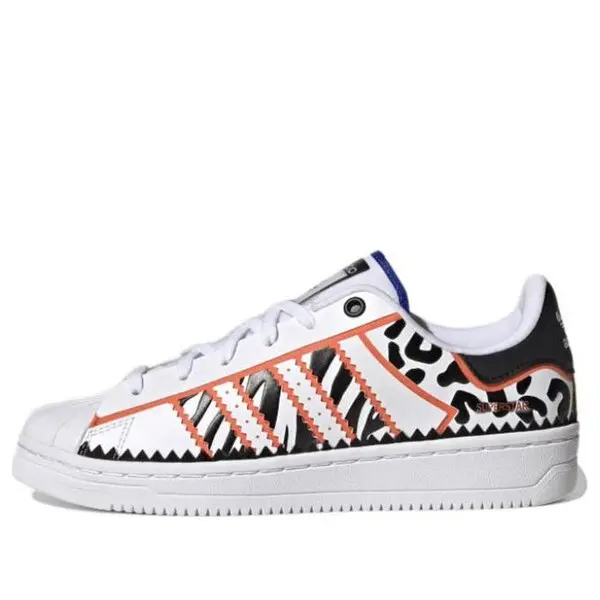 Adidas Rich Mnisi X Superstar Ot Tech 'south African City Life - White/black/orange