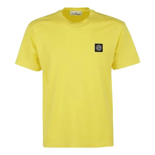 Stone Island Patch T-shirt - Yellow