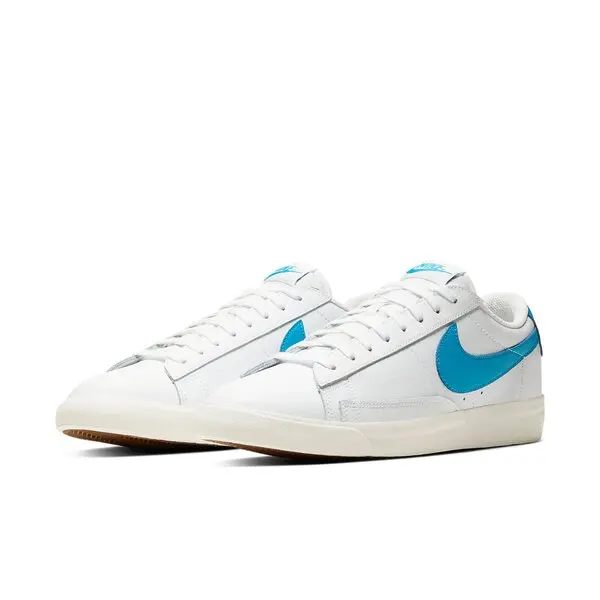 Nike Blazer Low 'laser Blue' Sneakers - White/blue
