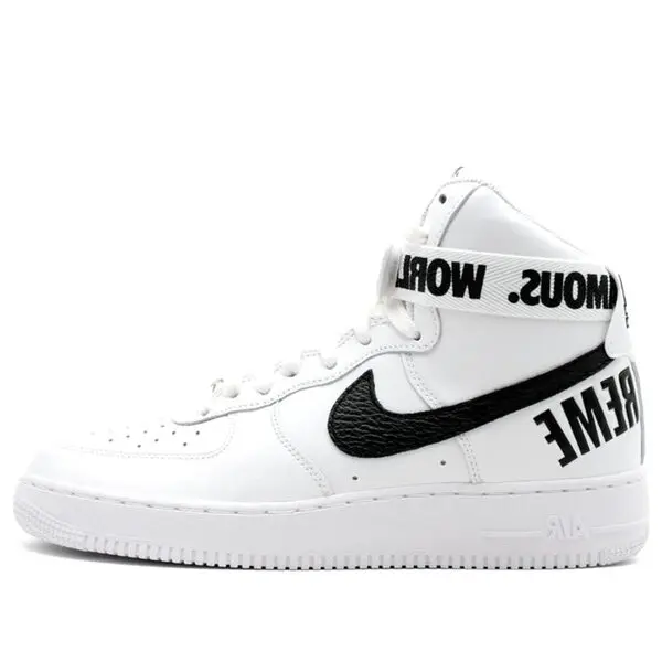 Nike Supreme Air Force 1 High Supreme Sneakers - White