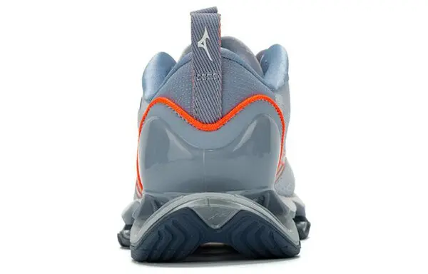 Mizuno Wave Prophecy 11 Athletic Footwear - Gray/blue/orange
