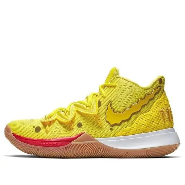 Nike Kyrie 5 "spongebob Squarepants" Athletic Sneakers - Yellow/white