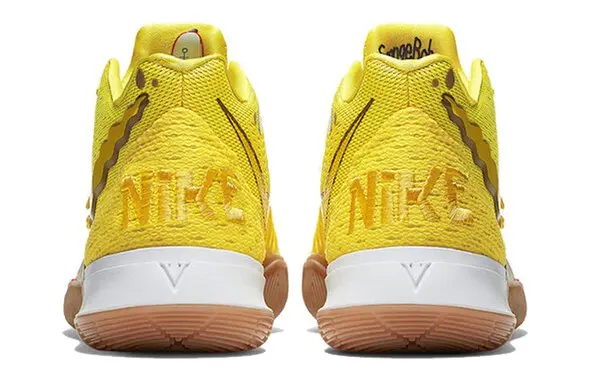 Nike Kyrie 5 "spongebob Squarepants" Athletic Sneakers - Yellow/white