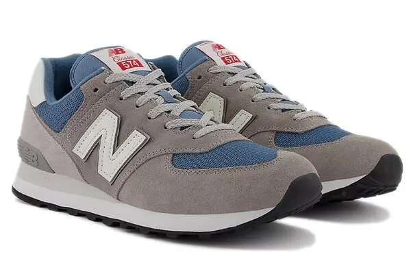 NEW BALANCE 574 "grey Blue" Lace-up Sneakers - Gray