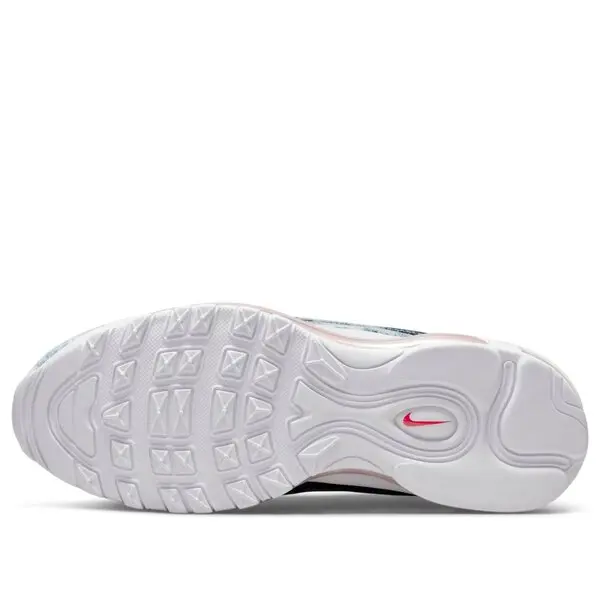 Nike Max 97 Washed Denim Sneakers - White/blue/orange