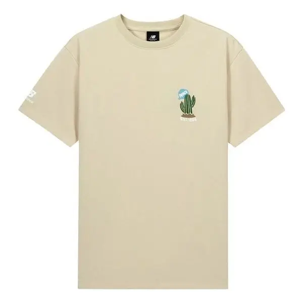 NEW BALANCE Nbx Endless Summer Graphic T-shirt Asia Sizing - Beige